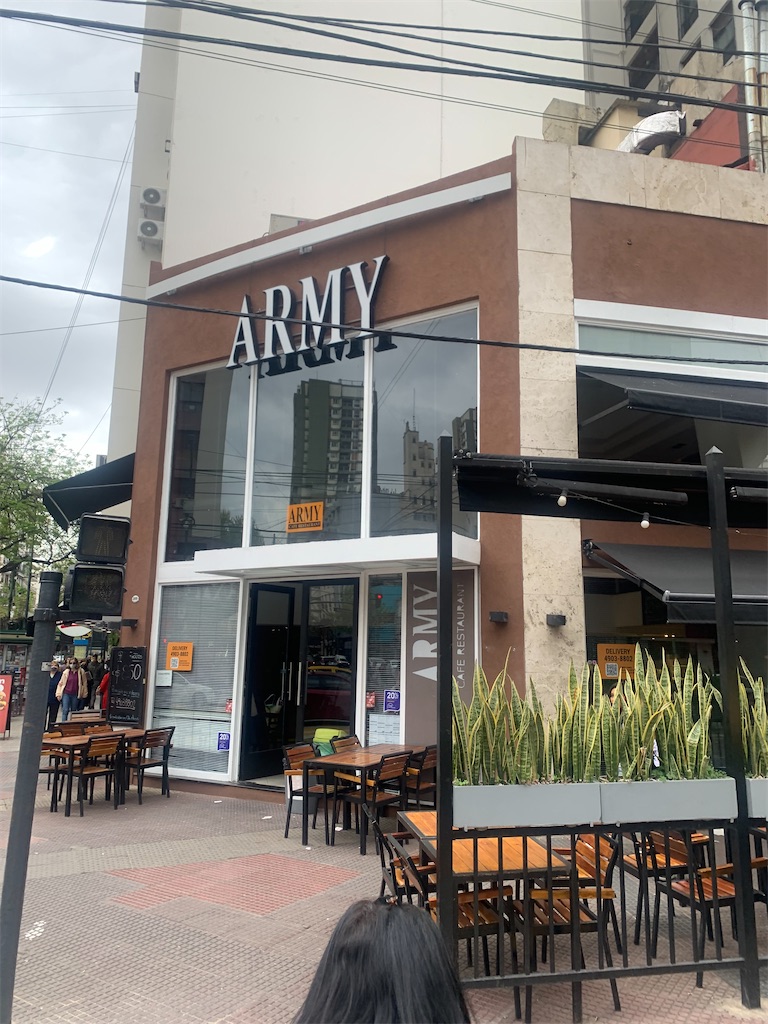 【アルゼンチンのカフェ】海外のスタッフ募集のあり方 ARMY CAFE@Av.Rivadavia 5000 - アルゼンチンへ 食文化と移住生活