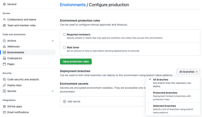 Environmentsを用いたGitHub ActionsからCloud Functionsへのデプロイ - NTT docomo Business Engineers' Blog