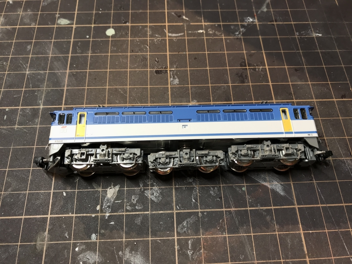 Nゲージ EF65をグレードアップする！① 模型の塗装剥がし - 長野の長ナノ民