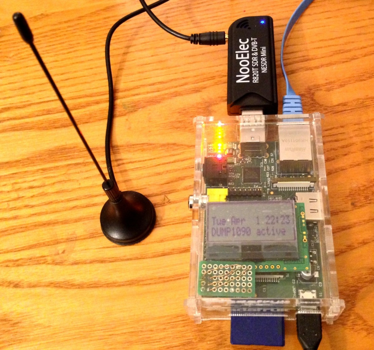 Raspberry Piで航空機からの位置情報信号ADS-Bを受信してみた - Okiraku Programming