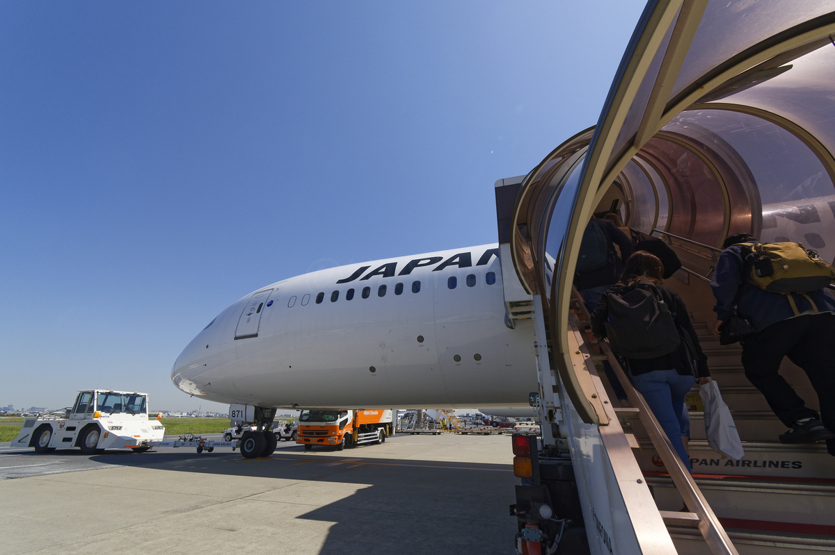 JAL navi特典で乗る 羽田空港ー香港国際空港(JL29) B787-9(B789) 【搭乗記】 - Niiの飛行機撮影日記