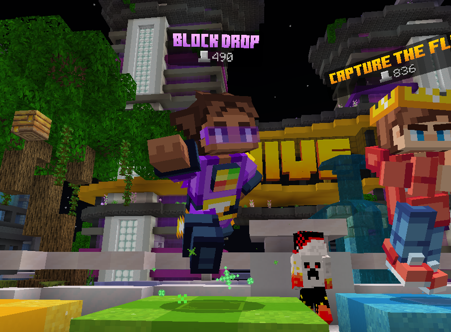 Block Dropの遊び方[マイクラ][The Hive][minecraft] - Nizitanのマイクラwiki