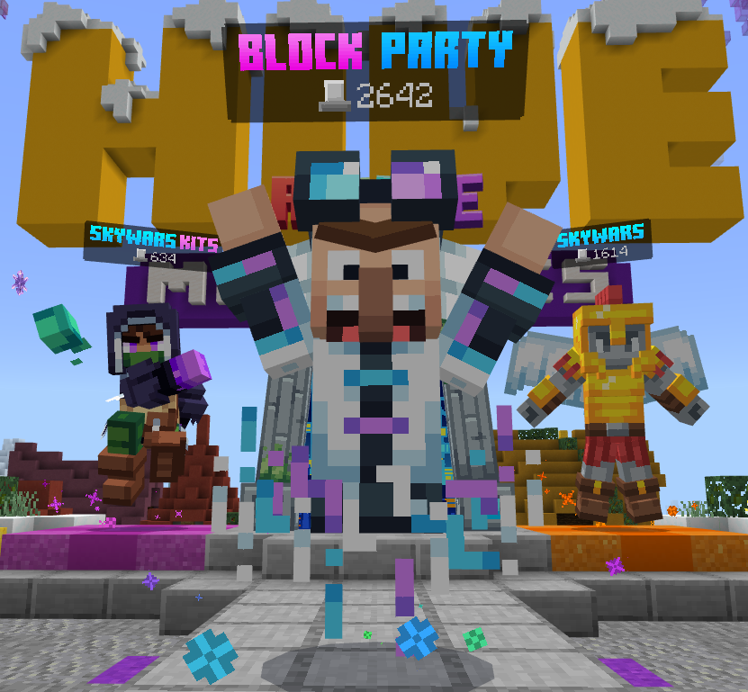 Block Partyの遊び方[マイクラ][The Hive][minecraft] - Nizitanのマイクラwiki