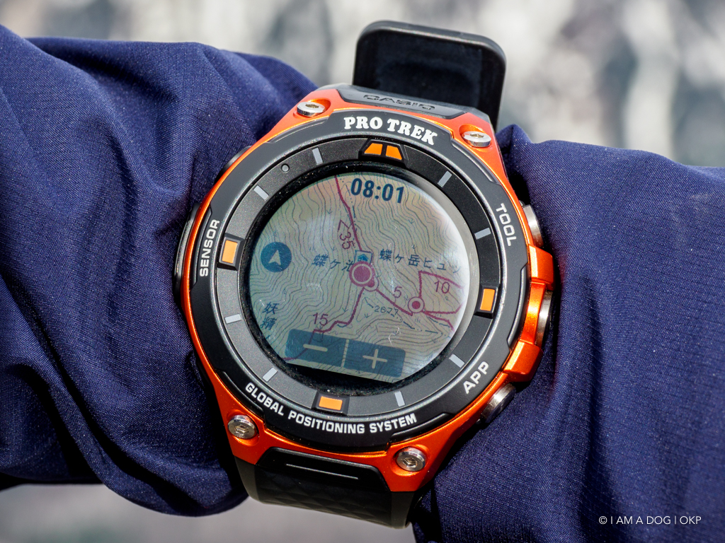 登山中に手元でルート確認！ PRO TREK Smart WSD-F20でYAMAPを使う - I AM A DOG