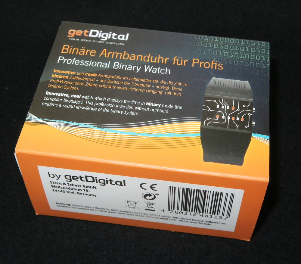 getDigital バイナリ腕時計 - OptoEleMechの日記