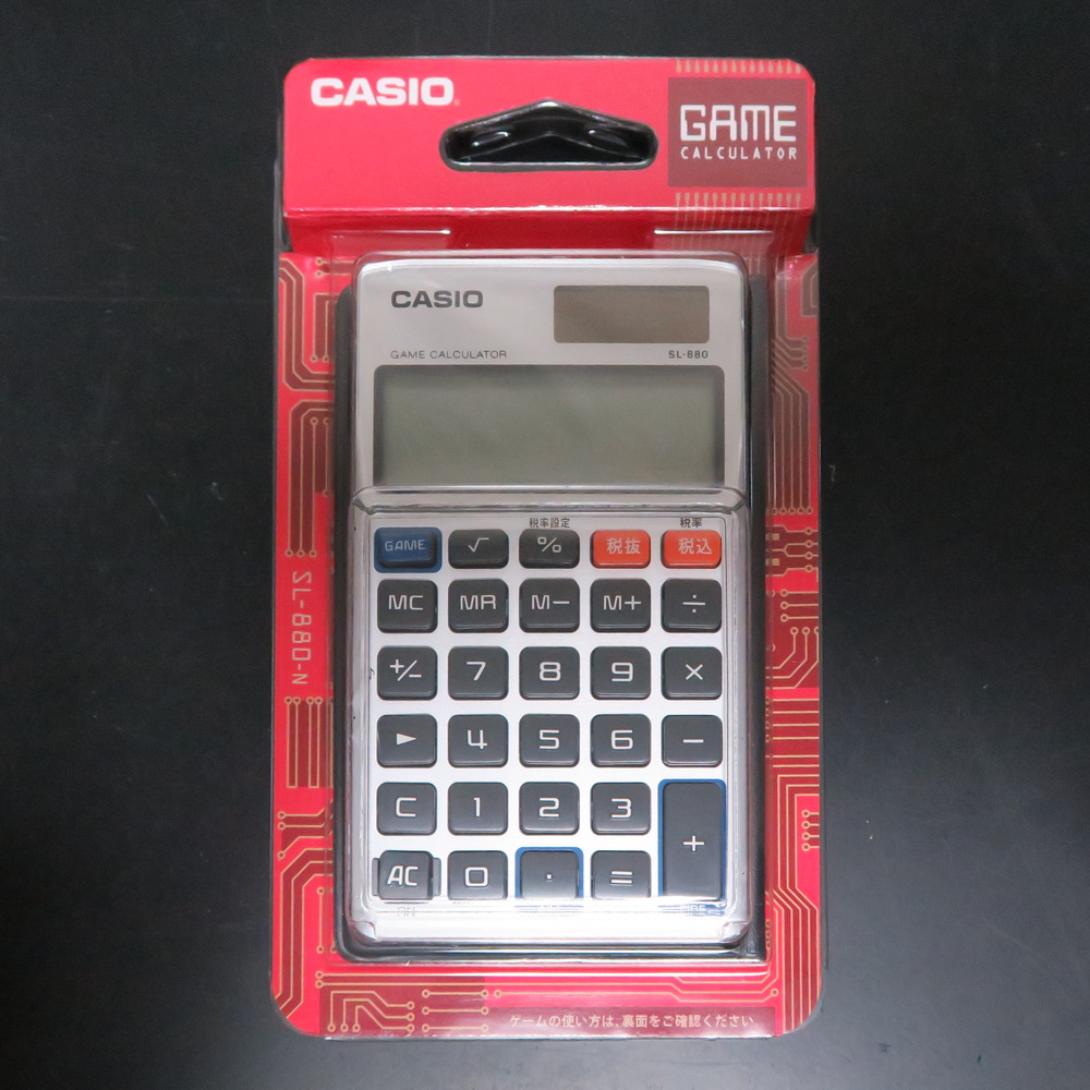 CASIO ゲーム電卓「SL-880」のミニチュア - OptoEleMechの日記