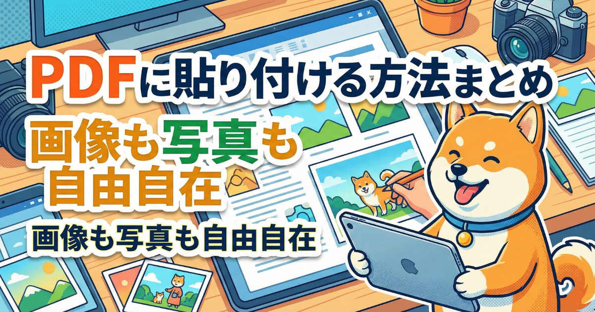 PDFに写真を貼り付ける方法を徹底解説｜PDF画像貼り付けの裏技集 - PDFlibrary’s diary