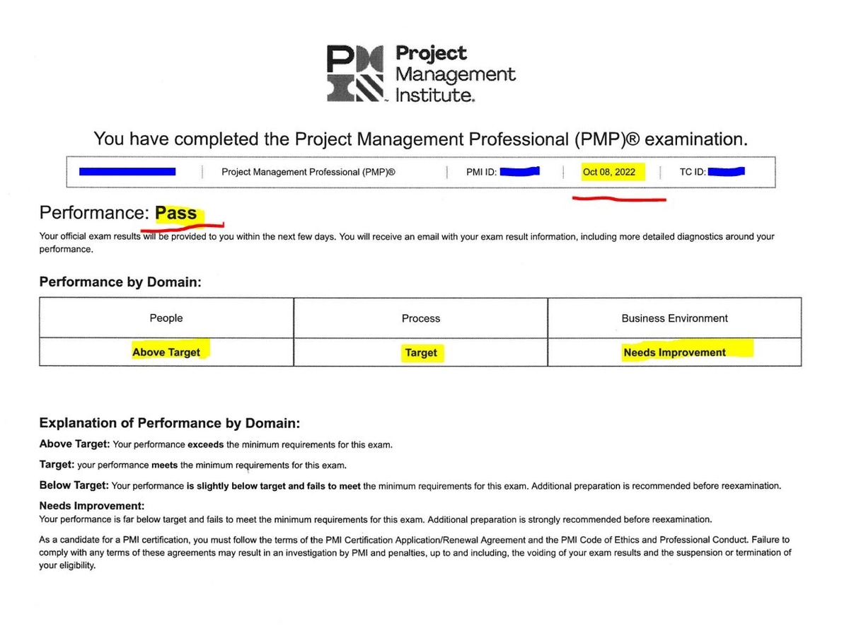 PMP試験対策ブログ PMP試験合格体験記 2022年10月8日PMP試験受験（2回目） - PMP試験対策ブログ