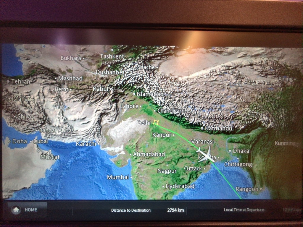 4日目：マレーシア航空 MH191 デリー〜クアラルンプール ビジネス - Out of Office サラリーマン週末旅行記録