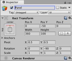【Unity2017.1】RectTransformコンポーネントの Width や Height の値をスクリプトから変更する - ぱふの自由帳