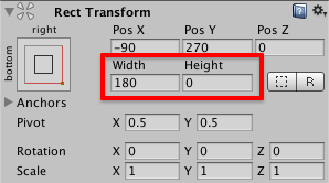 【Unity2017.1】RectTransformコンポーネントの Width や Height の値をスクリプトから変更する - ぱふの自由帳