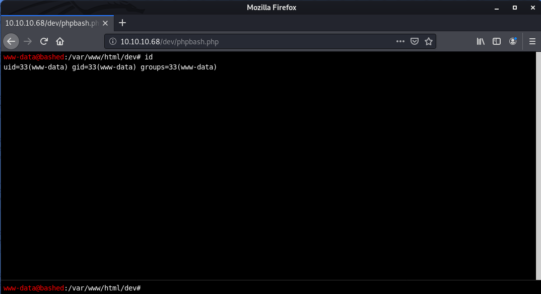 【Hack The Box】Bashed Walkthrough - セキュリティ技術メモブログ