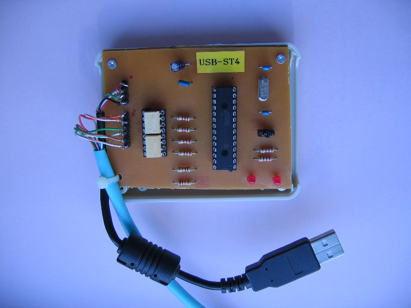 USB-ST4 インターフェイスの実験 - ぱなりラボラトリー通信
