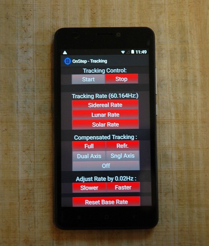 赤道儀コントローラー OnStep スマホからのアクセス - ぱなりラボラトリー通信