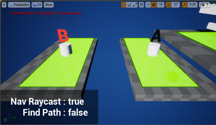 【UE4】Navigation Raycastの動作について - PavilionDV7の雑多なやつ