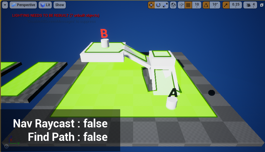 【UE4】Navigation Raycastの動作について - PavilionDV7の雑多なやつ