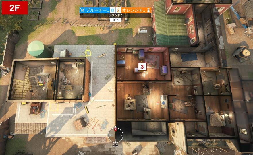 【R6Sマップ攻略】オレゴン／1Fキッチン・食堂（リワーク対応済み）【レインボーシックスシージ】 - Pekotaro Gaming Blog