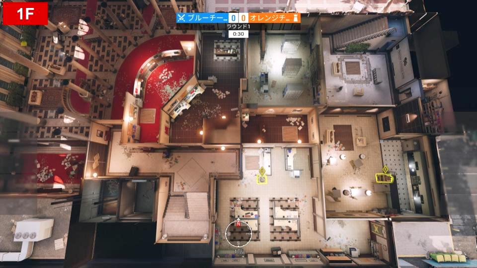 【R6Sマップ研究】銀行の攻撃と防衛・部屋の名称・補強と工事【レインボーシックスシージ】 - Pekotaro Gaming Blog