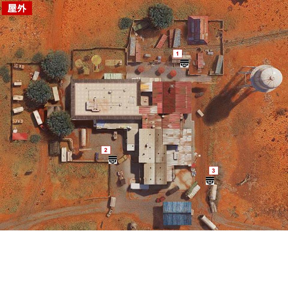 【R6Sマップ攻略】アウトバックの名称・攻め方と守り方・立ち回り・補強と工事【レインボーシックスシージ】 - Pekotaro Gaming Blog