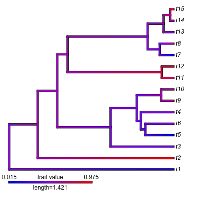 phytools : setMap - 月にも浪にも放れない