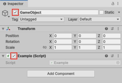 【Unity】「Behaviour.isActiveAndEnabled」でアクティブ状態を確認する - ゲーム制作技術録