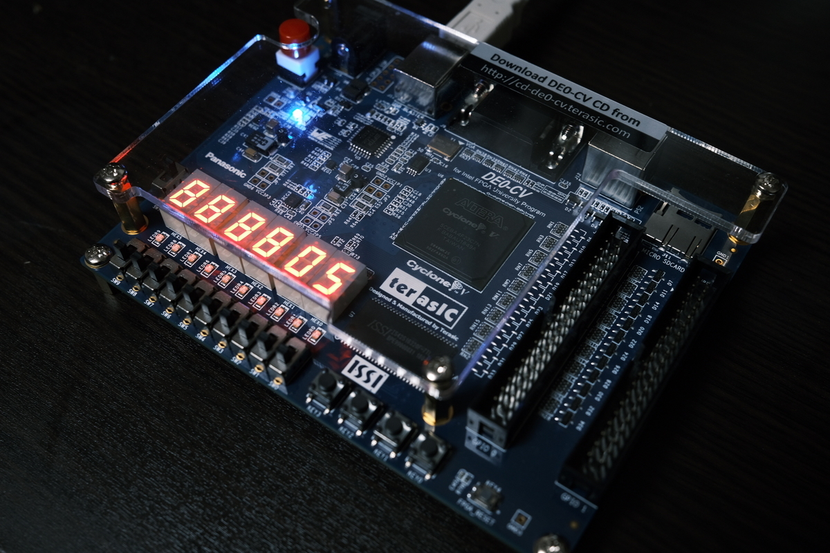 GWはDE0-CVの上にMIPS32のサブセットを作ってfib(5)を計算していた - Let's write β