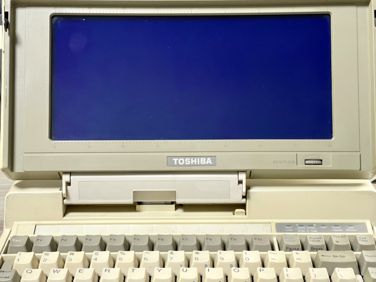 TOSHIBA T1200 メンテナンスその1 - レトロパソコンであそぼう！