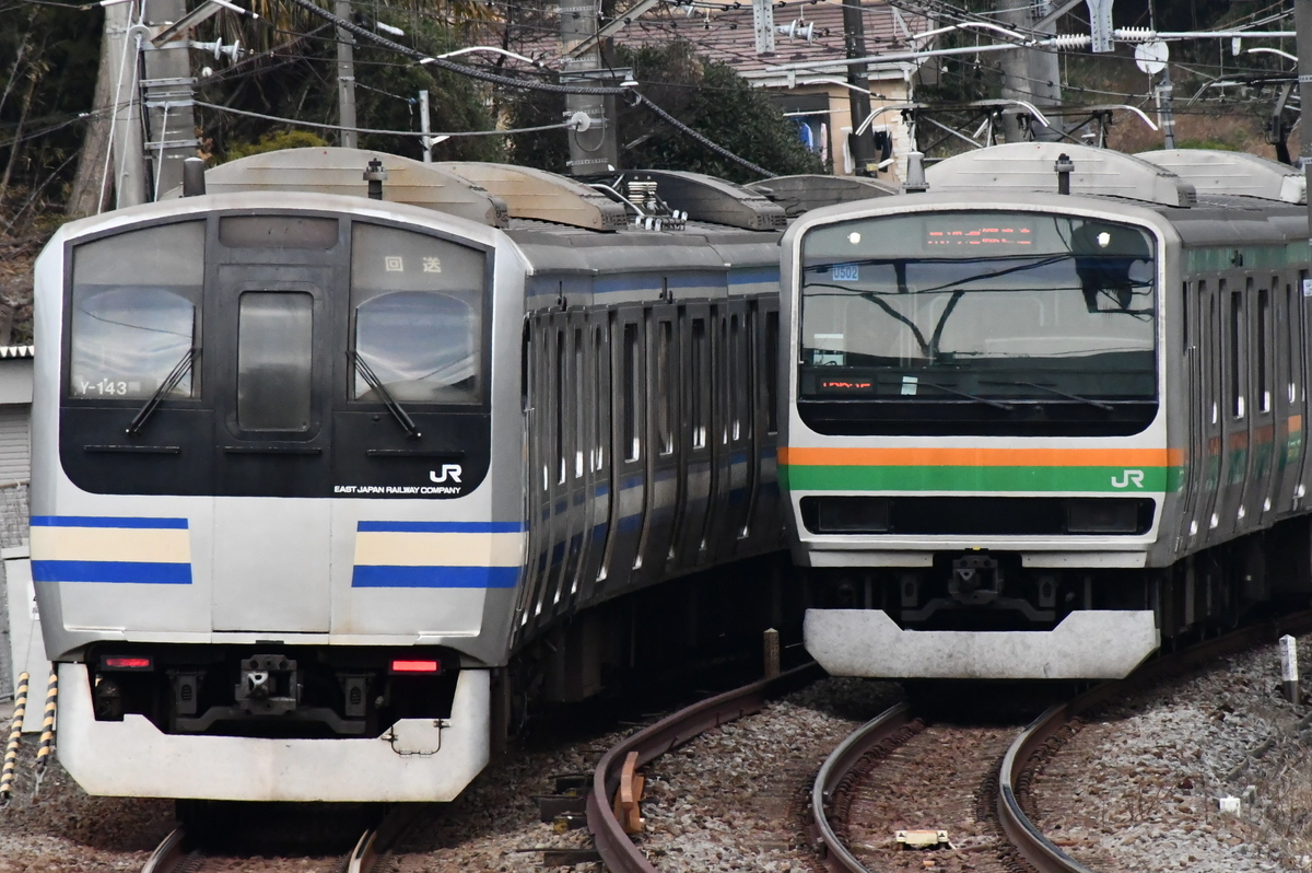 E217系クラY-143編成、長野総合車両センターへ。 - レヱル・ガァデン