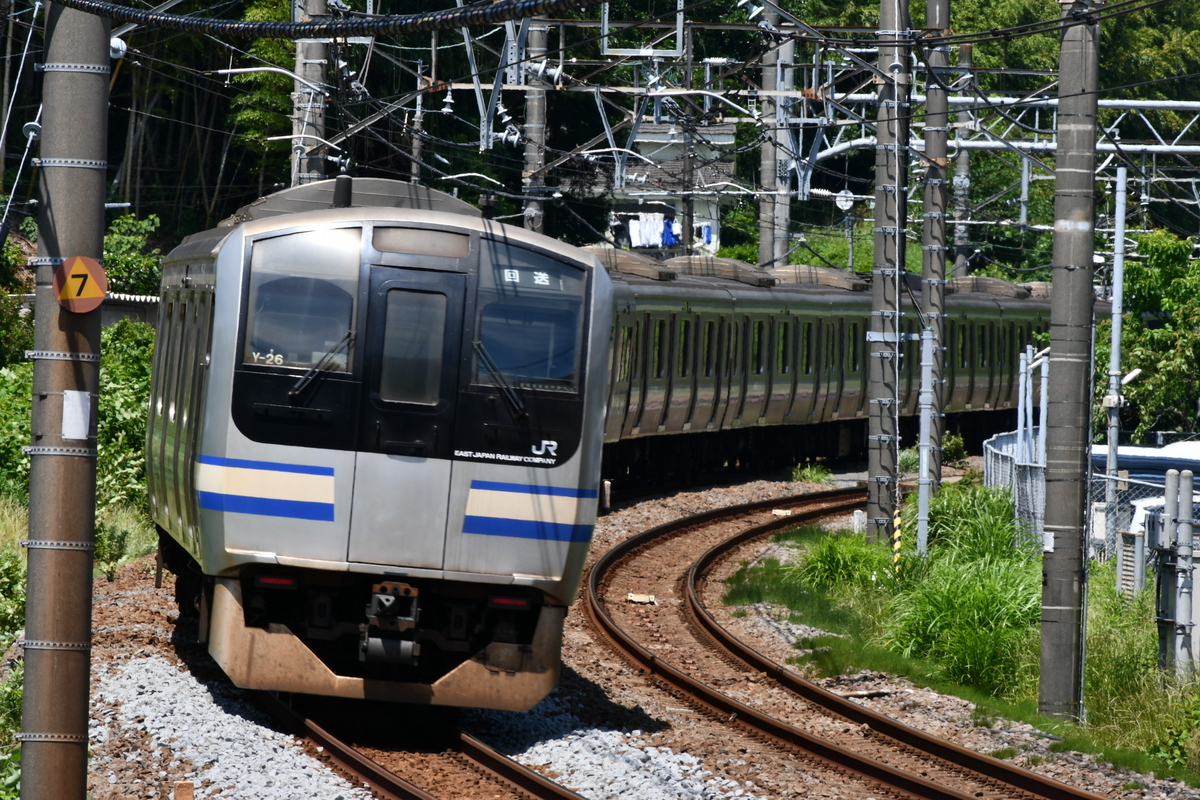 E217系クラY-26編成、長野総合車両センターへ。 - レヱル・ガァデン