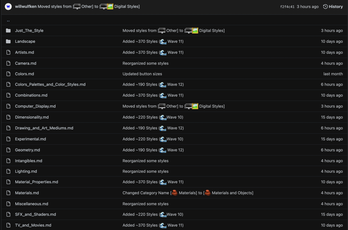 MidJourney,Stable Diffusion 優れたプロンプトを見つけるノウハウ - MarkdownとBullet Journal