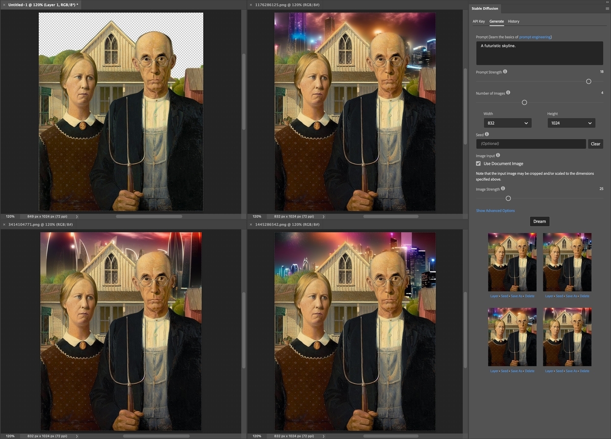 Stable Diffusion 1.5 がもうすぐPhotoshopで使える - MarkdownとBullet Journal