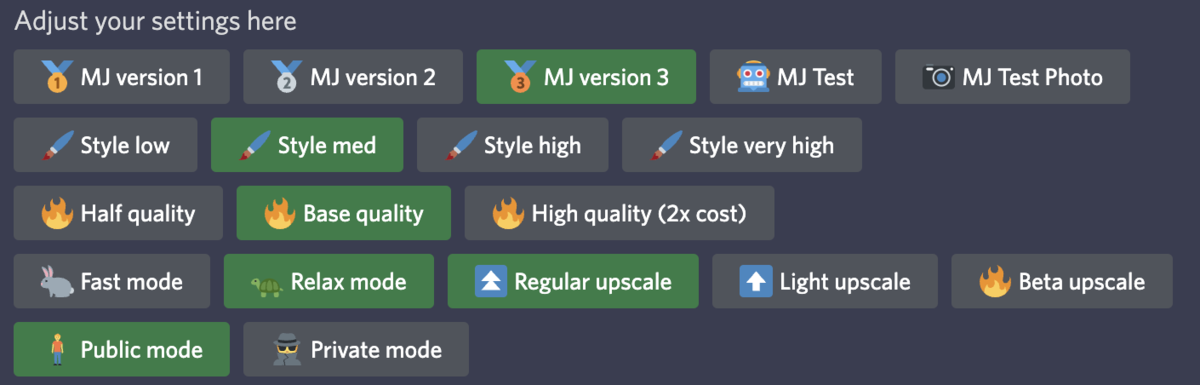 MidJourney,Stable Diffusion,DALL-E2,ERNIE-ViLGのパラメータ - MarkdownとBullet Journal