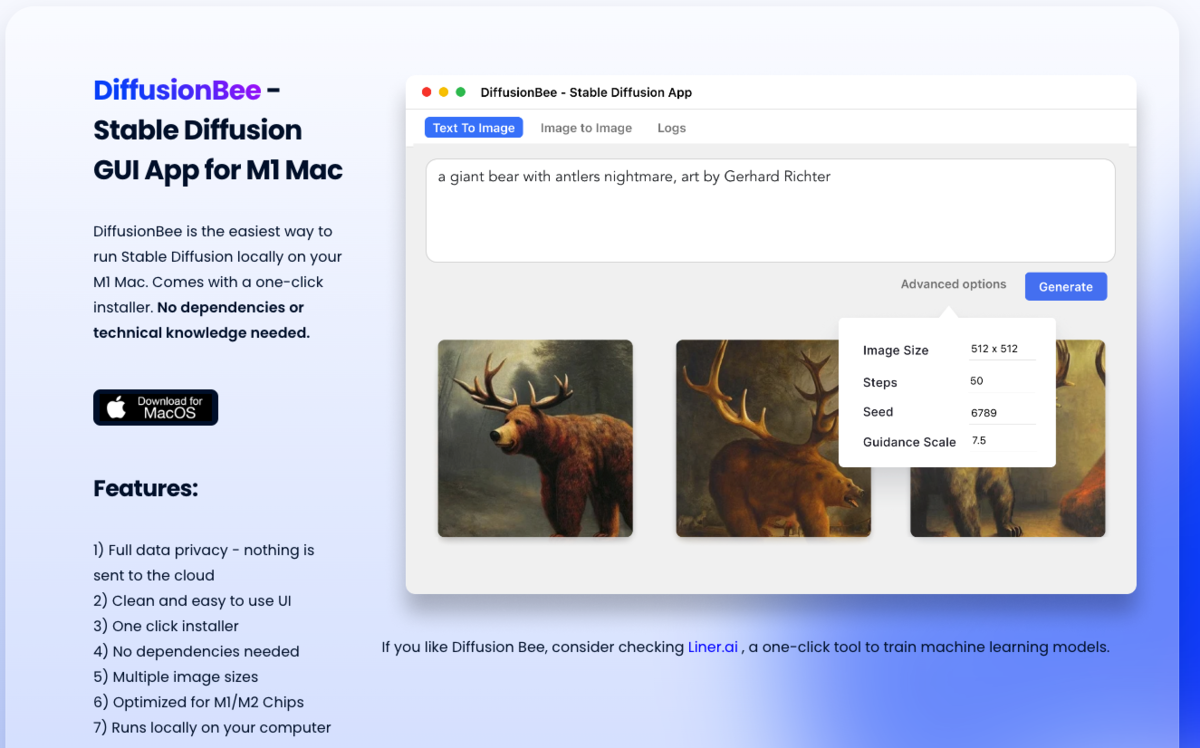 【機能向上】Diffusion Bee - Stable Diffusion GUI App for M1 Mac - MarkdownとBullet Journal