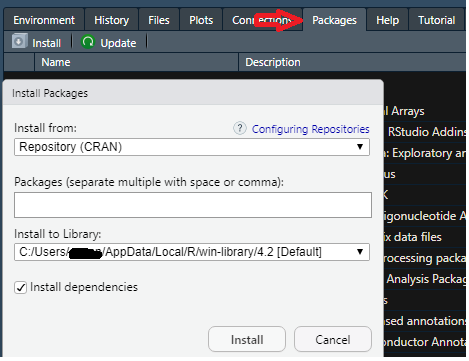 第1目標：TCGA dataの各癌腫ごとのTPMデータの取得 (行動2：ディレクトリの設定、packageのinstallと呼び出し、データの ...