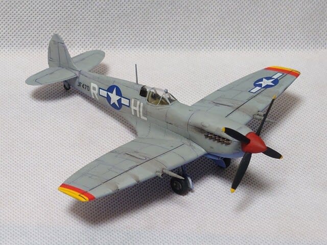 1/72 AZ Spitfire Mk.Ⅷ. 完成 - 爺の模型趣味