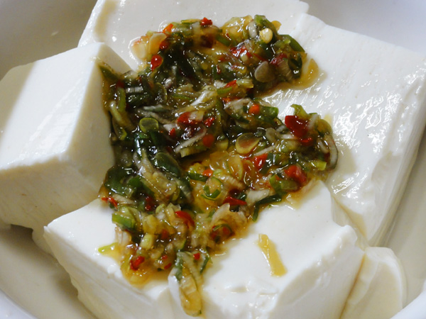 今日の食べ物 冷や奴 - 御光堂世界~Pulinの日記