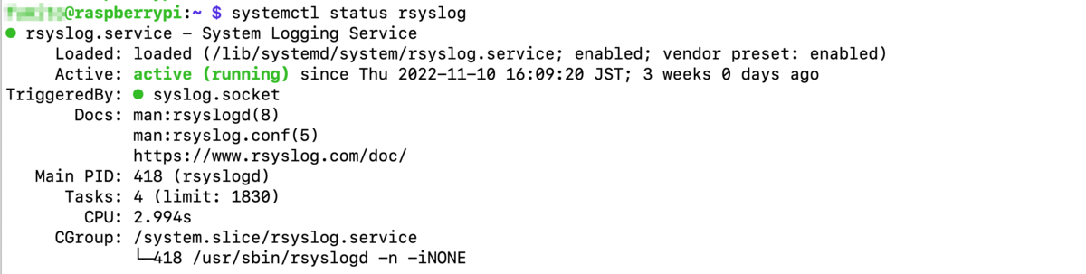 Raspberry PiをSyslogサーバにする - CandM-networkのブログ