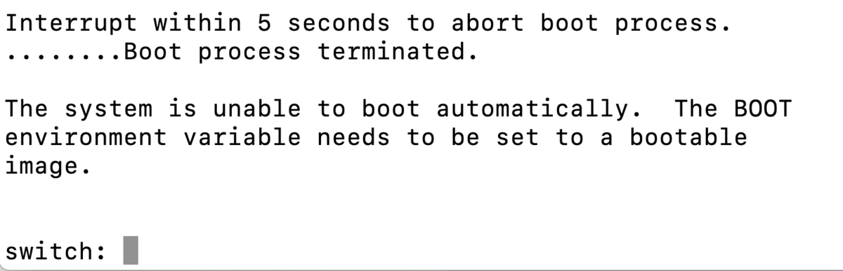 Catalyst2960L、3560CGをROMMONで起動する方法 - CandM-networkのブログ