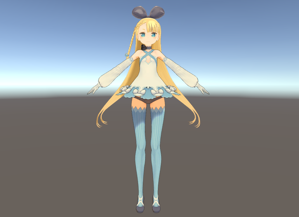 Unity モデル表示 - [アリシア・ソリッド] - QGate4