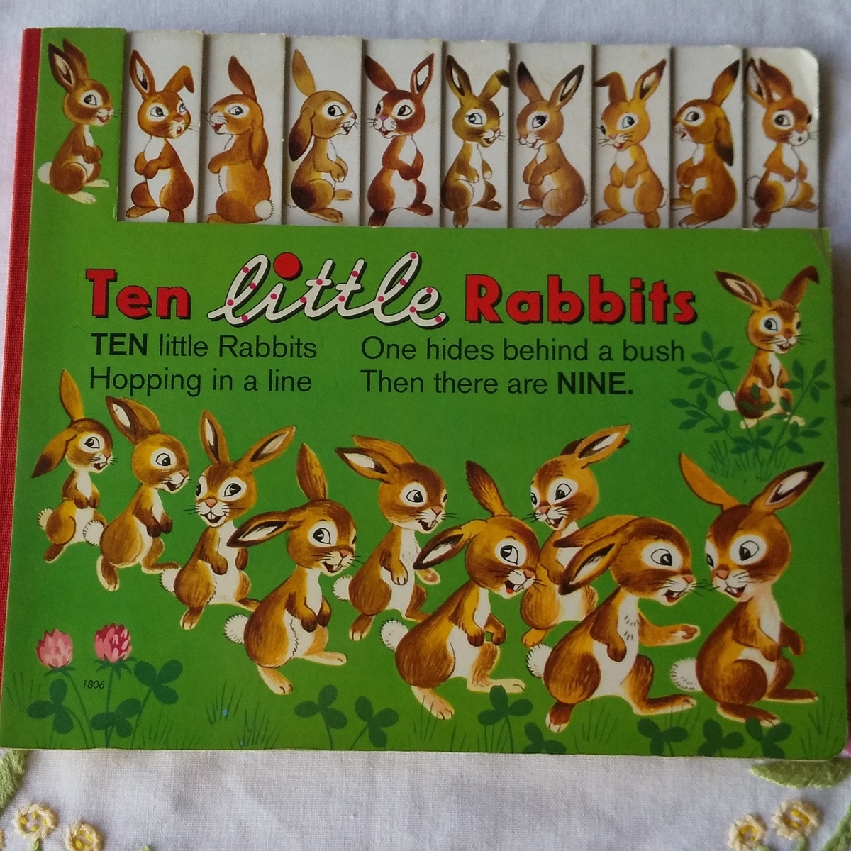 本日のランチとヴィンテージ絵本 Ten Little Rabbits その1 - Secret GardenⅡ