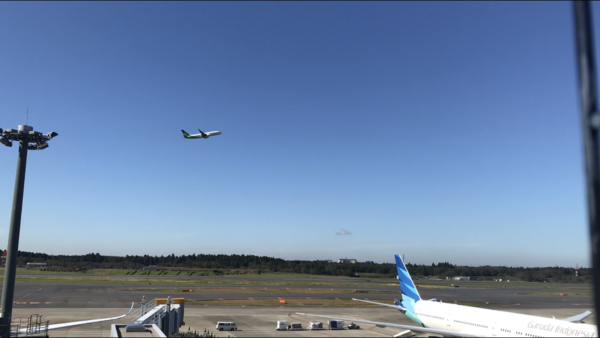 成田空港を楽しむ！NAAアートギャラリー「ku-matoto-ra展」＆展望デッキでスイカジュース - ラクスキー