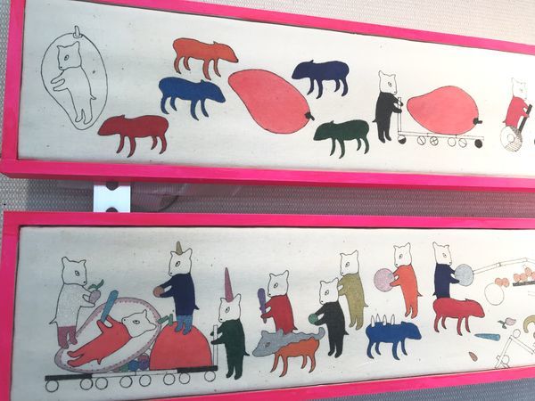 成田空港を楽しむ！NAAアートギャラリー「ku-matoto-ra展」＆展望デッキでスイカジュース - ラクスキー