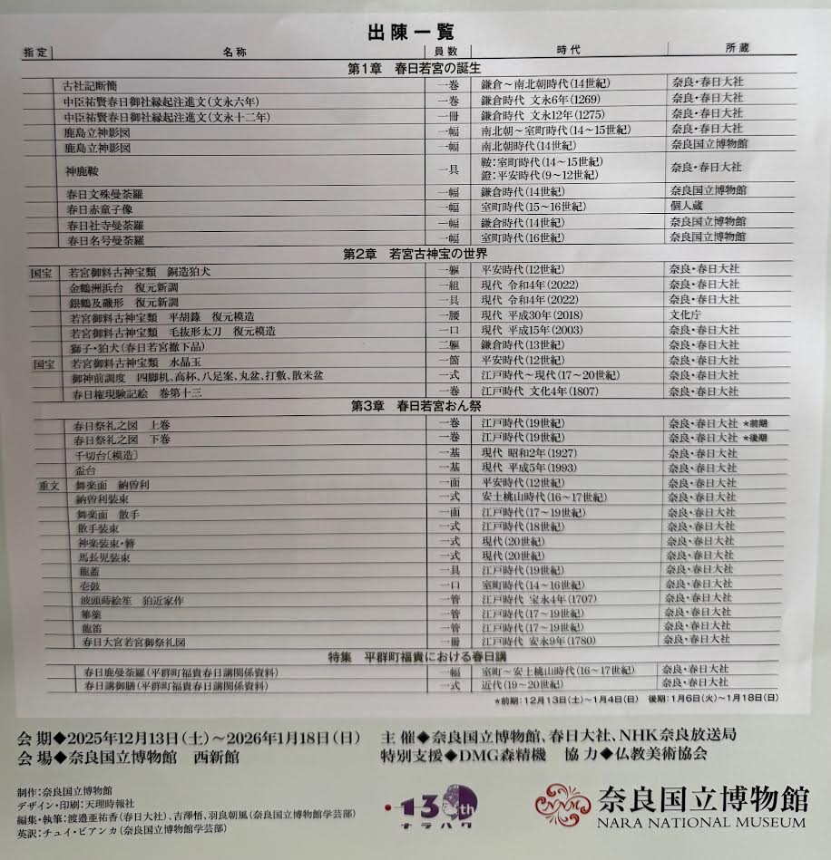 奈良国立博物館 『おん祭りの信仰と美術展』2026年 STABAT MATER RV621 I Vivaldi I Jakub Jozef ...
