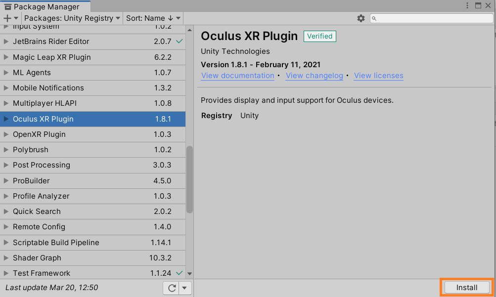 【Oculus Quest開発メモ】開発初期設定まとめ Oculus Integration【Unity】 - Raspberlyのブログ