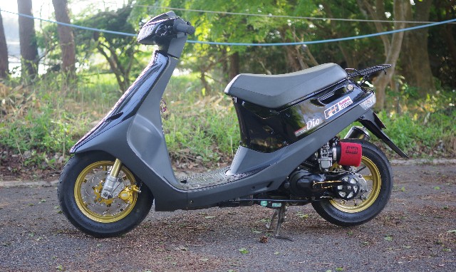 AF18 Dio 120cc化 形だけ完成 - Barn works整備記録