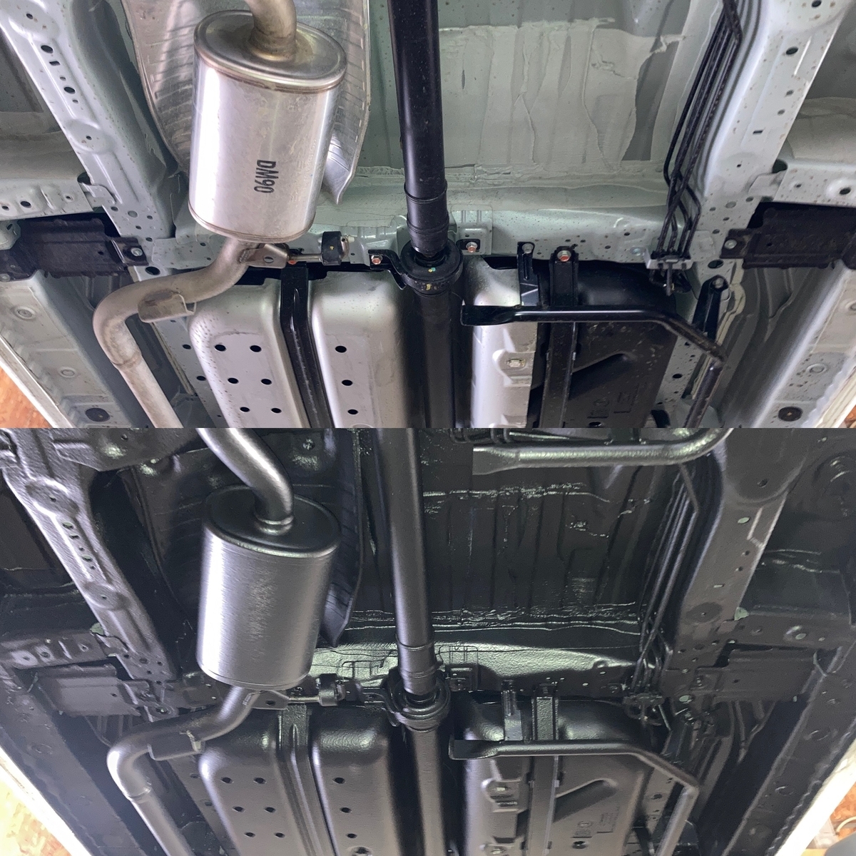 ホンダ フリード 塩害ガード＆中空パネル防錆プラス作業 - SMILE-CARSのブログ