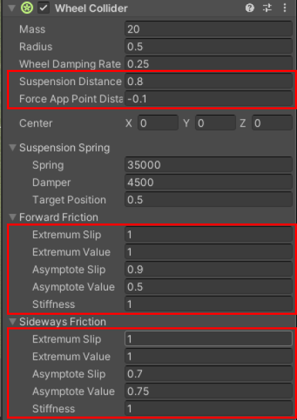 車を走らせる（Wheel Collider） - SMV’s diary