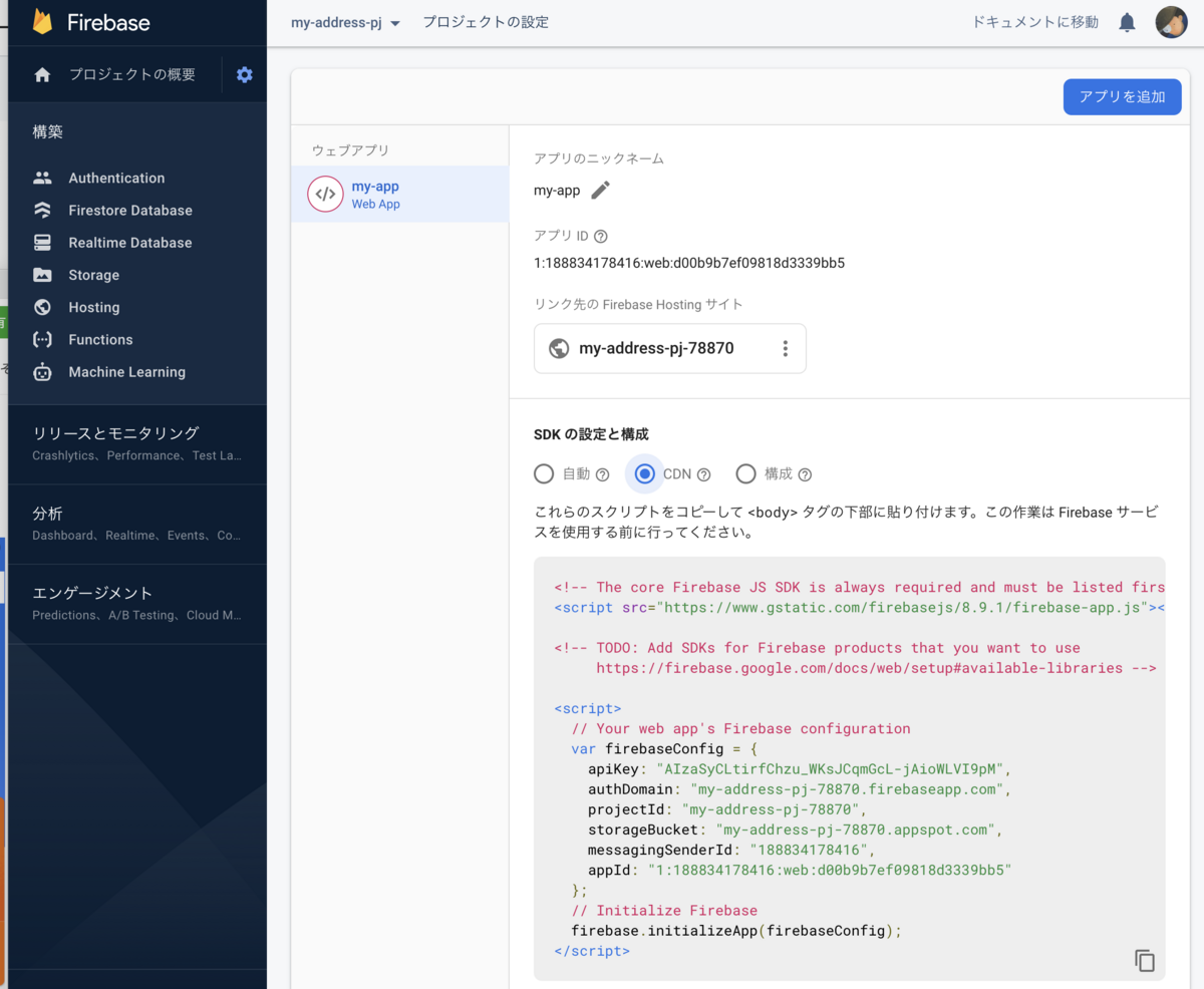 Nuxt.js + firebase _環境構築 - SMV’s diary