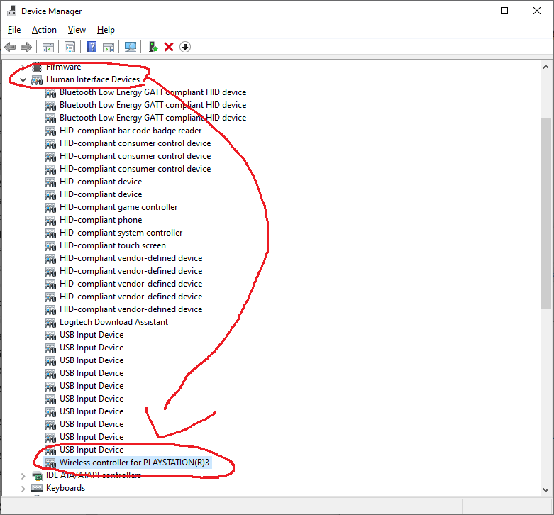 Bluetooth接続のDUALSHOCK3をWindows10で使う - so2akt’s technical diary