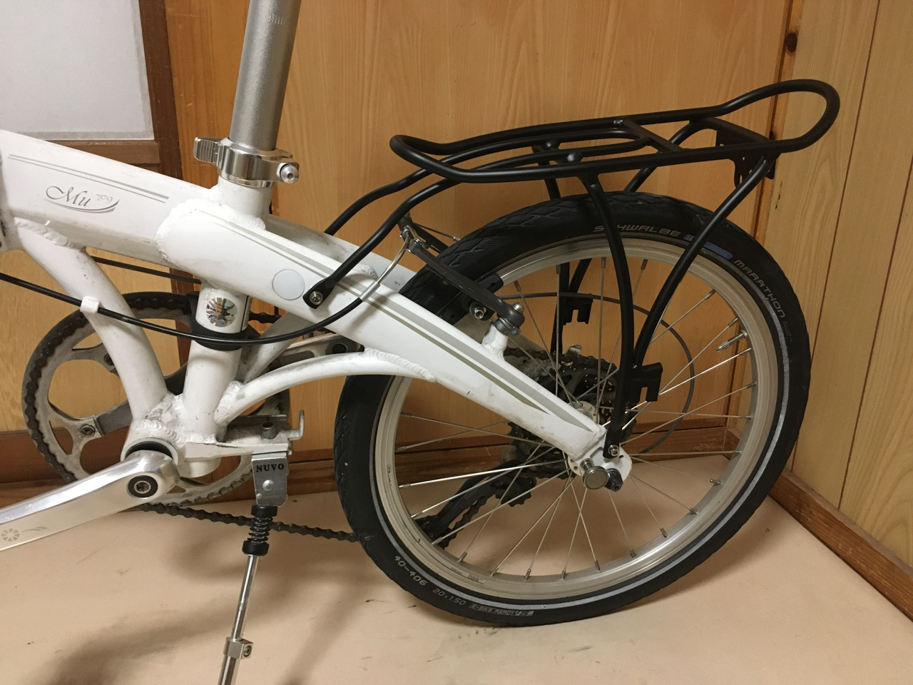 DAHON Mu P9 に ARCLITE RACK 20" (BLACK) を - 沖縄島の写真